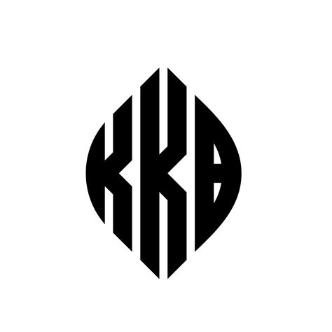 Kkb Circle Letter Logo Design With Circle And Ellipse Shape Kkb