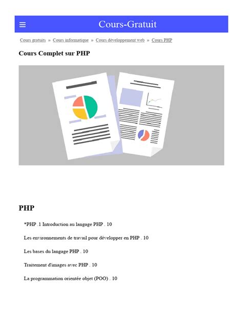 Cours Complet Sur Php Cours Php Pdf
