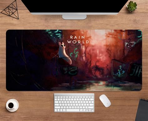 Rain World Desk Mat Rain World Mouse Pad Large Desk Pad Gaming