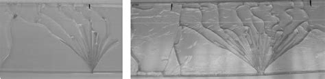 Crack Pattern In Weakest And Strongest 125 Mm High Annealed Float Glass