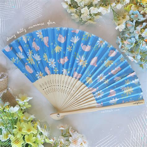 Daisy Kitty Summer Fan Califlair