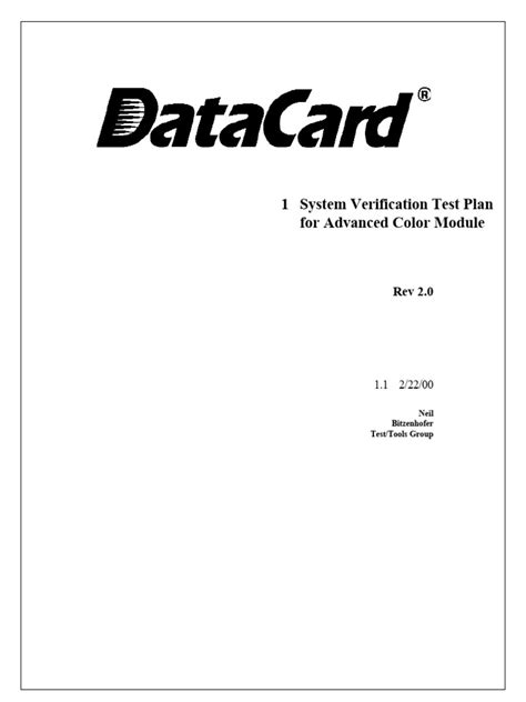 Test Plan Report Pdf