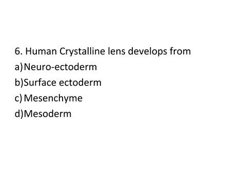 Multiple Choice Questions Mcqs For Masters Of Optometry Entrance Examinations Pokhara