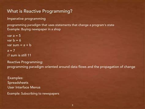 Introduction To Reactive Programming Ppt