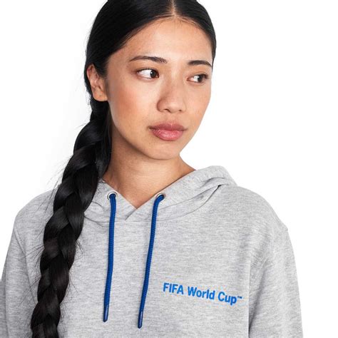 Fifa Classics Poster Hoodie Grey Mens Official Fifa Store