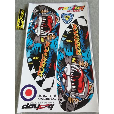 Jual Aksesoris Striping Sticker Motor Variasi All Tank Honda Cb Jadul