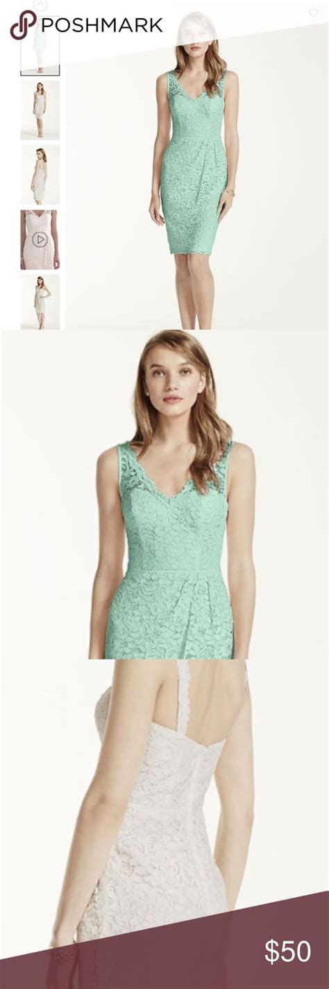 Davids Bridal Mint Green Bridesmaid Dress Mint Green Bridesmaid