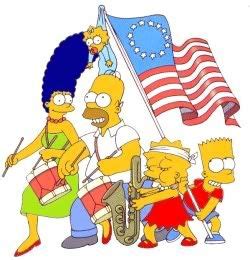 Happy 4th Of July Simpson The Simpsons Bart Simpson