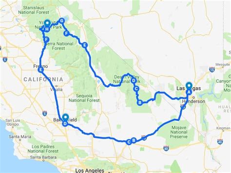 How Far Is The Drive From Lake Tahoe To Yosemite National Park