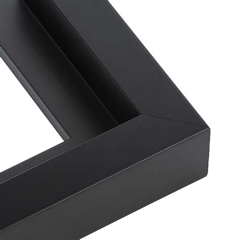 24x20 Canvas Frame Black Solid Wood Floater Frame Width 25 Inches