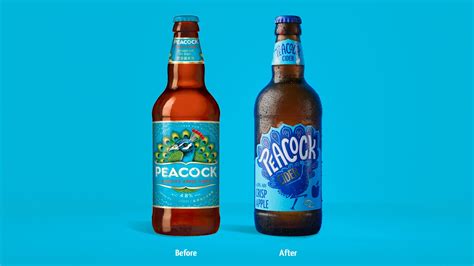 Kingdom And Sparrow Rebrand Helps Peacock Cider Strut Into A New Era