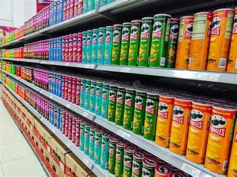 April 18 2023 Paraguay Pringles Potatoes On The Shelf Of A