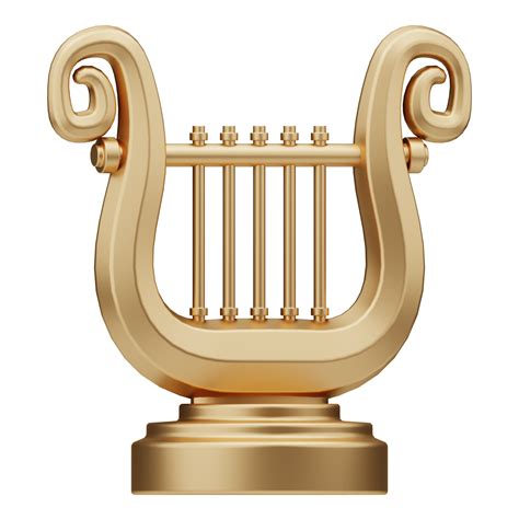 Lyre Doutil De Musique Dillustration 3d 18741931 Png