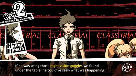 Redesigned Class Trial Ui For Danganronpa 2 Mockup Rdanganronpa