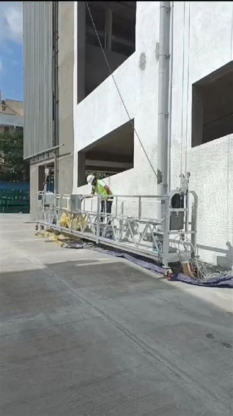 Stainless Steel Suspended Cradle Hanging Platform Double Mast At Rs