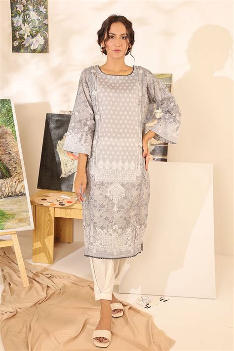 1 Piece Digitally Printed Lawn Shirt 8053 Rashid Tex
