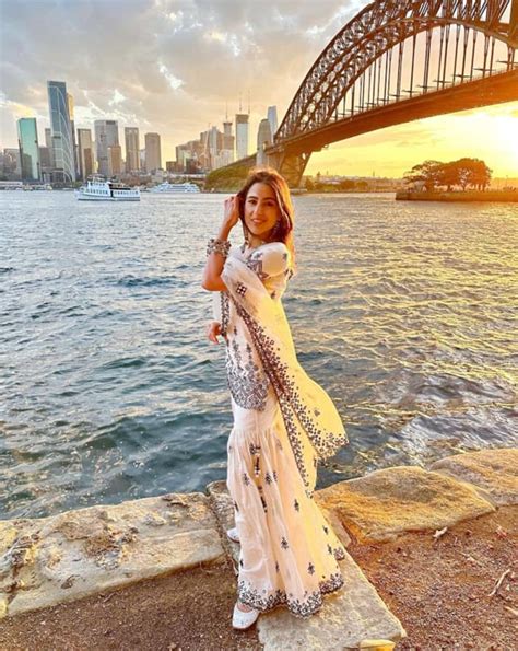 Sara Ali Khan Exudes Classy Ethnic Vibes In Sharara Kurta Set L Photos