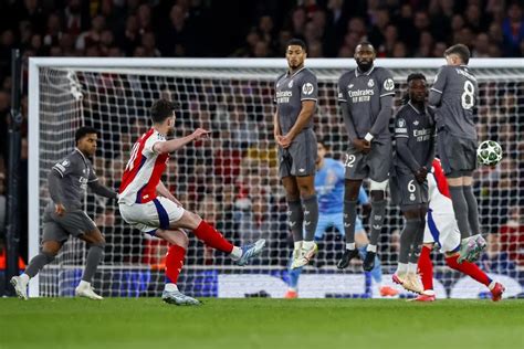 Arsenal Stun Real Madrid In Champions League As Declan Rice Delivers