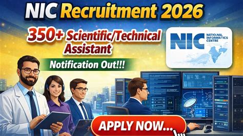 Nic Scientifictechnical Assistant Recruitment 2026 Apply Online For