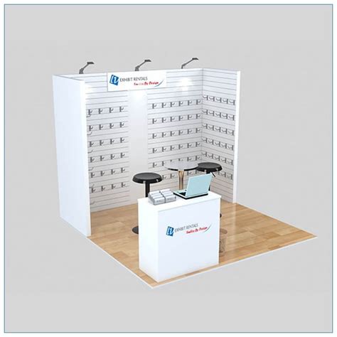 10x10 Trade Show Booth Rental Package Modern Design