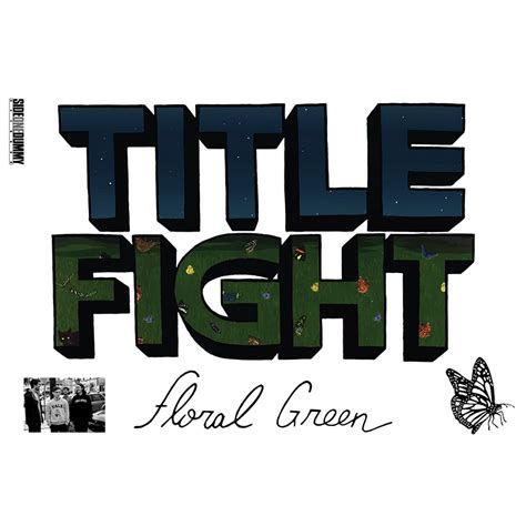 Poster Title Fight Floral Green Tamanho A3 Shopee Brasil