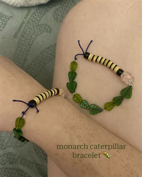 Monarch Caterpillar Bracelet Ebay How To Make A Braclet With Clay