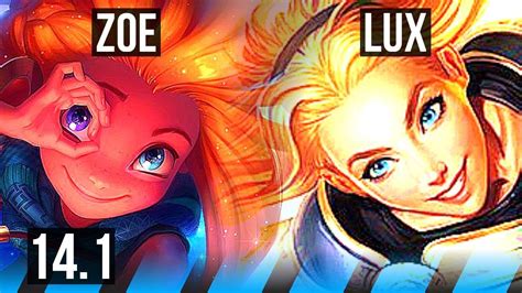 Zoe Vs Lux Mid 6 Solo Kills 13310 Legendary 500 Games Rank