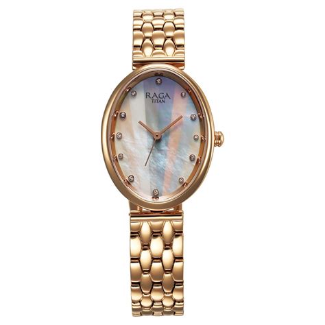 Buy Online Titan Raga Memoirs Quartz Analog Mother Of Pearl Dial Rose
