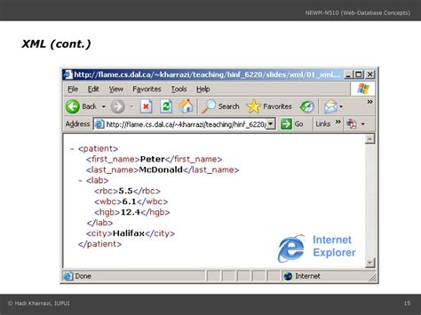 lecture 8 xml newm n510 web database concepts ppt download