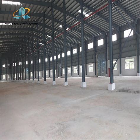Large Scale Max Span Modular Assembly Prefab Steel Structure Warehouse Steel Structure And