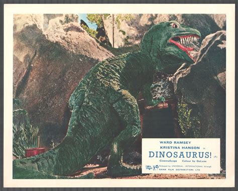 Dinosaurus 8x10 Movie Adventure Fantasy T Rex Dinosaur 1960
