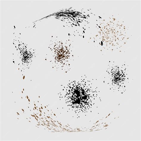 Premium Vector Brush Splash Grunge Splash Vector Collection