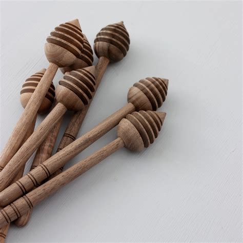 Walnut Wood Honey Dipper Bohemia Design