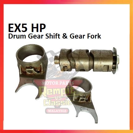 Rempit Ex5 Hp Drum Gear Shift Gear Fork Drum Set With Arm Bom Ketam