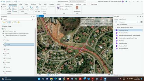 Working With Cad Data In Arcgis Pro Define Projection And Projection