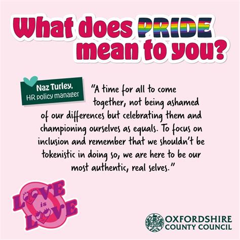 Oxfordshire County Council On Linkedin What Does Pride Mean To You