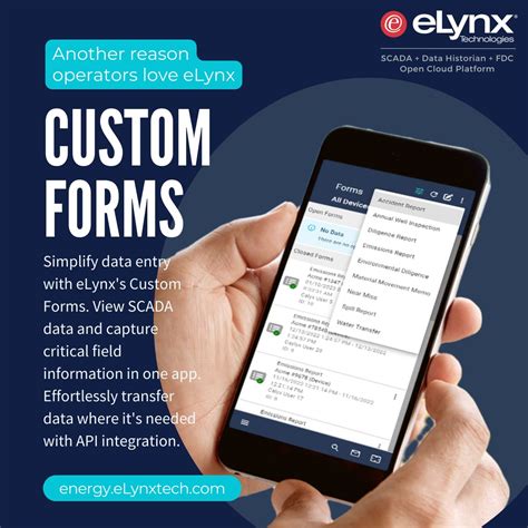 Elynxtechnologies Customforms Scada Energysolutions Utilityoperators… Elynx Technologies
