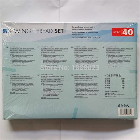 Sewing Thread Set 40 Spools Of Thread From 10 100 Vicedeal