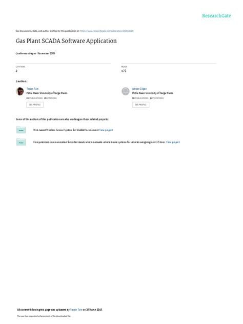Gas Plant Scada Software Application Pdf Scada User Interface