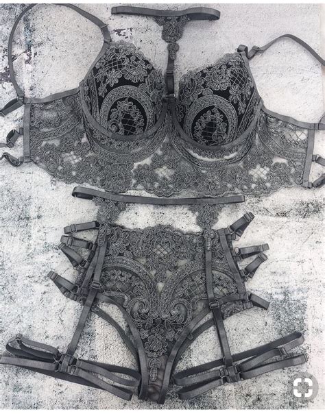 Embroidered Floral Underwire Lingerie Set Artofit