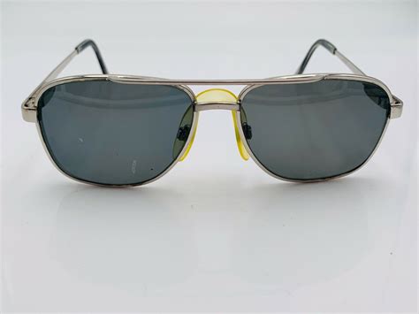 Vintage Fratelli Lozza Steven Silver Metal Pilot Sung Gem