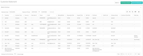 Customer Statement Xorosoft Knowledge Base