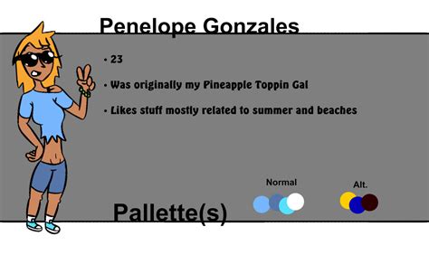 Penelope Gonzales Reference Sheet By Thetoppingalcomix On Deviantart