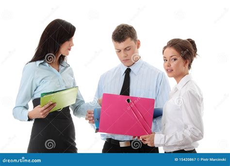 Conversaton Del Gruppo Di Affari Immagine Stock Immagine Di Esecutivo