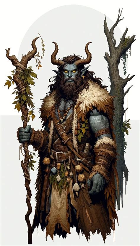 Dnd Character Art Firbolg Druid In 2024 Dnd Druid Druid Dnd Characters