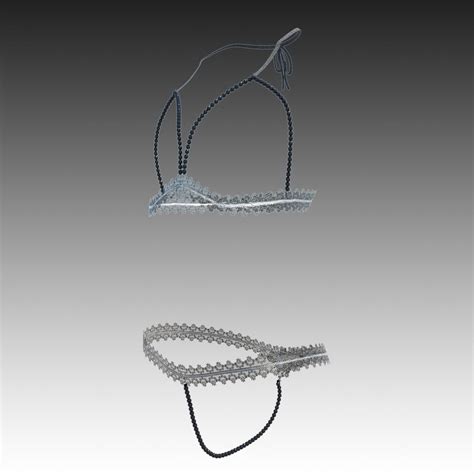 Sexy Lingerie Ss19 3d Model By Rumend