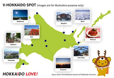 Hokkaido Attractions Map 60 Photos