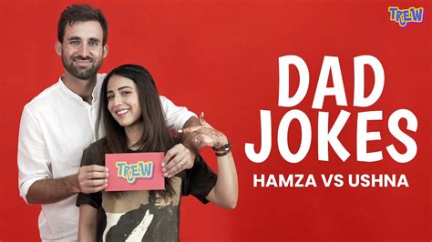 Ushna Shah Vs Hamza Amin Dad Jokes Dont Laugh Challenge Trew