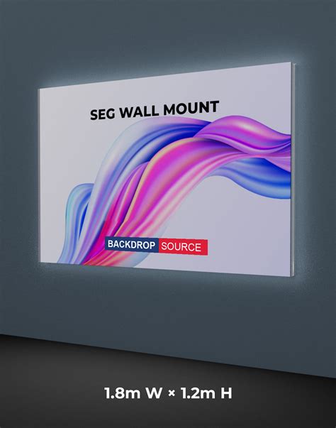 Wall Mounted Seg Light Box Backdropsource Uae