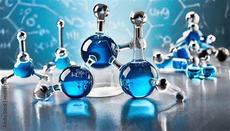 Hyaluronic Acid Molecules Hydrated Chemicals Molecular Structure And